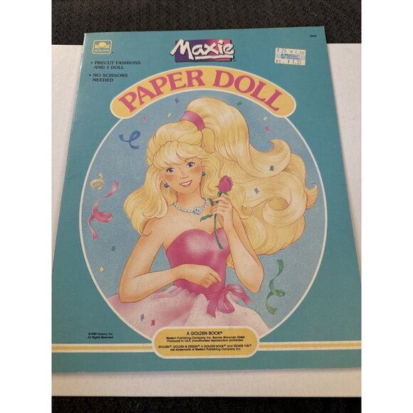 Other | Golden Maxie Hasbro Paper Dolls Doll Book Uncut Pd2 | Poshmark